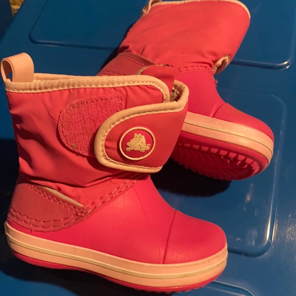 CROCS | Shoes | Crocs Snow Boots Pink | Poshmark